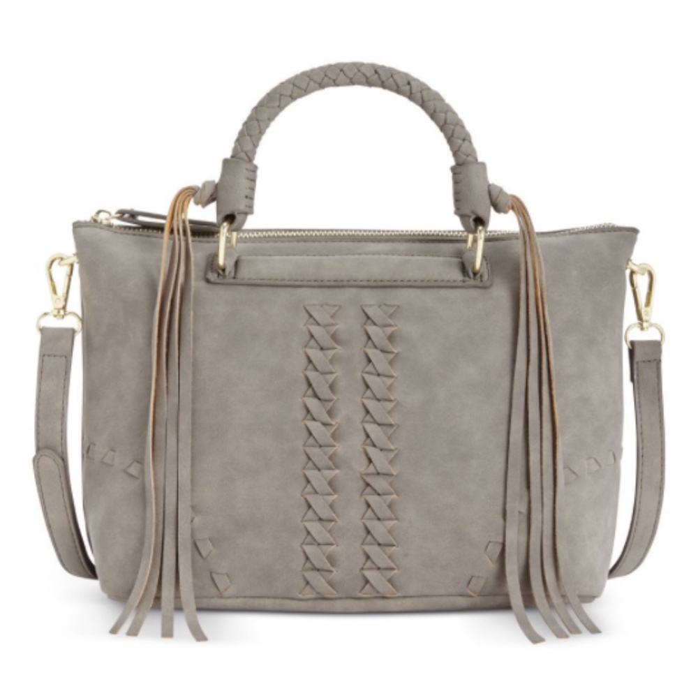 Danielle Nicole Faux Leather Fringe Tassel Bag - Gem